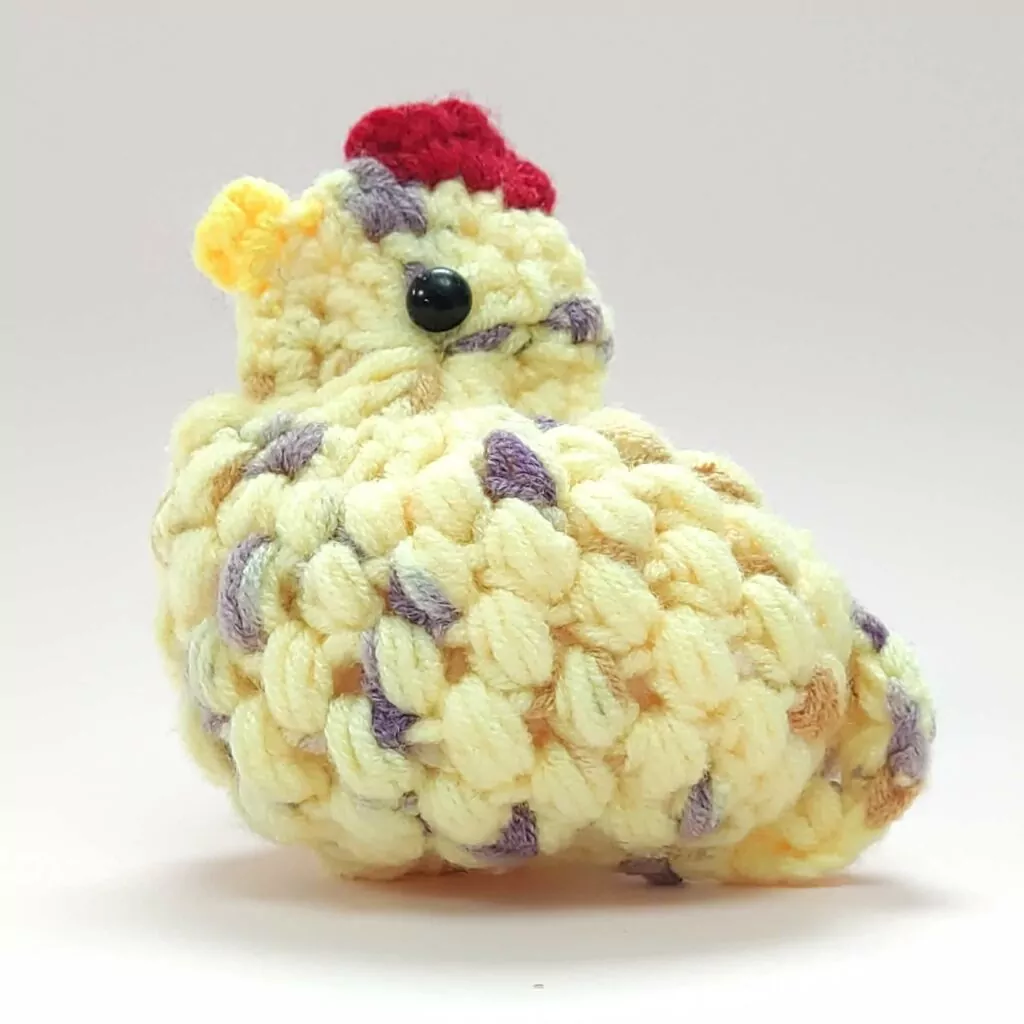 Cute Chick (Puff Stitch) - Easy Knitting DK Yarn