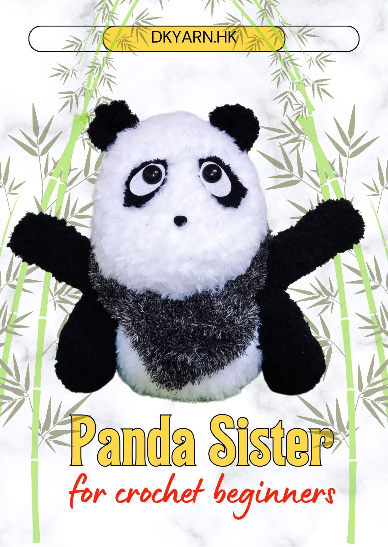 熊貓家姐鈎織材料包 - 好易織毛冷 DK Yarn